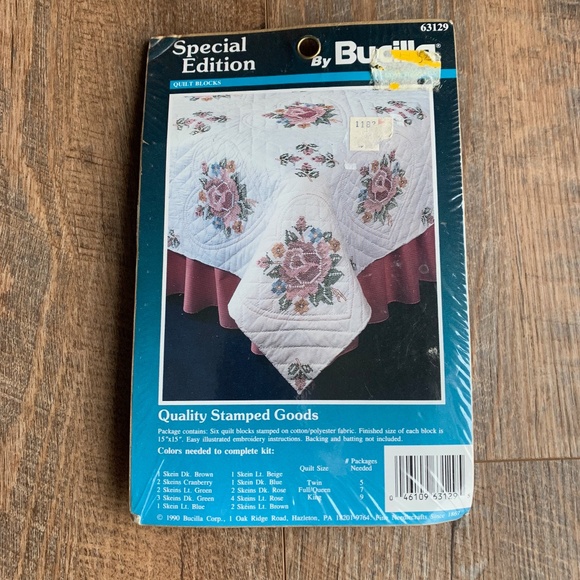 Bucilla | Office | Bucilla Special Edition Quilt Blocks Set Of 6 ...